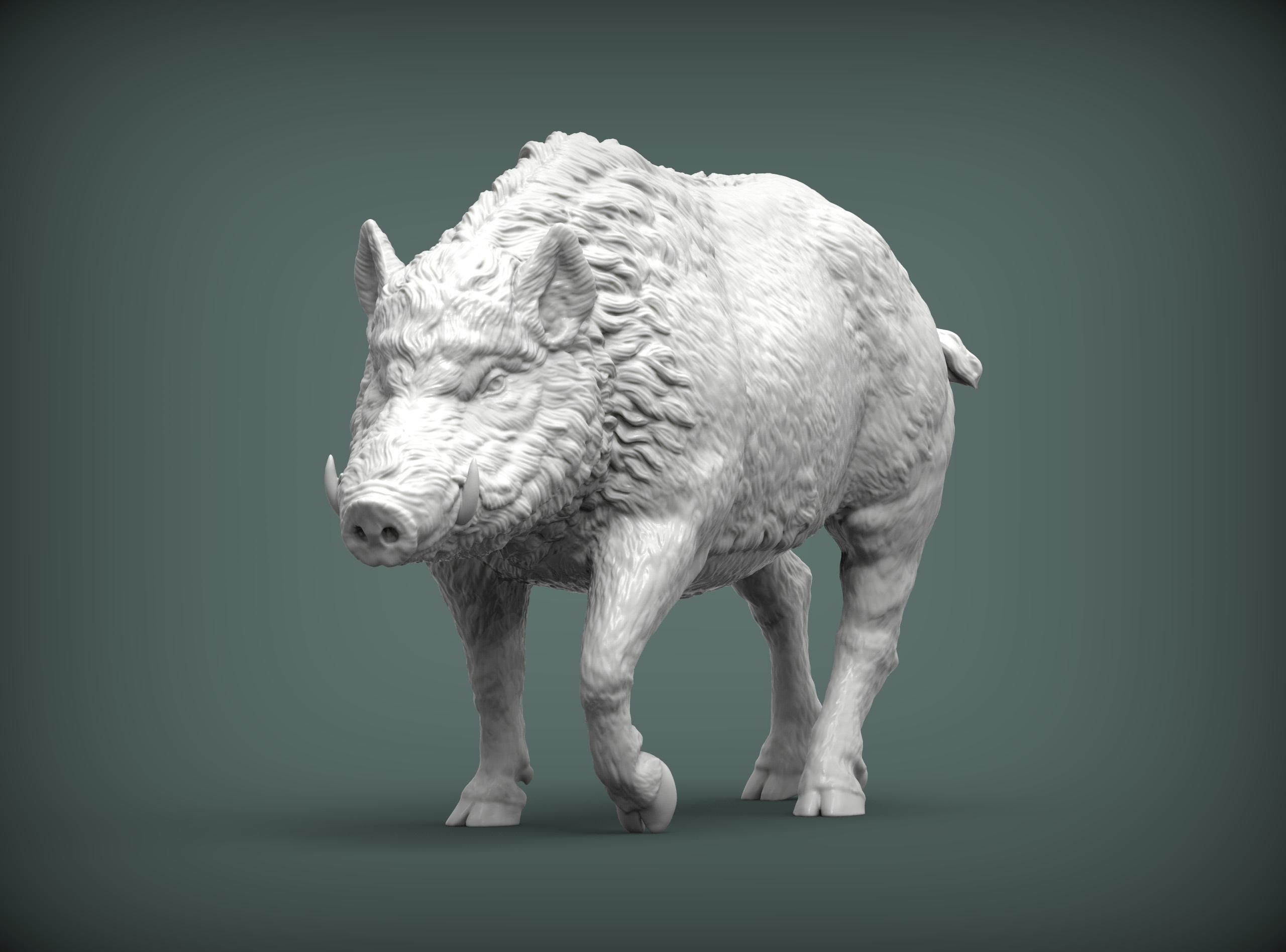 Wild Boar Figurine, Wild Boar Bust, Wild Boar Statue, Wild Boar Lover ...