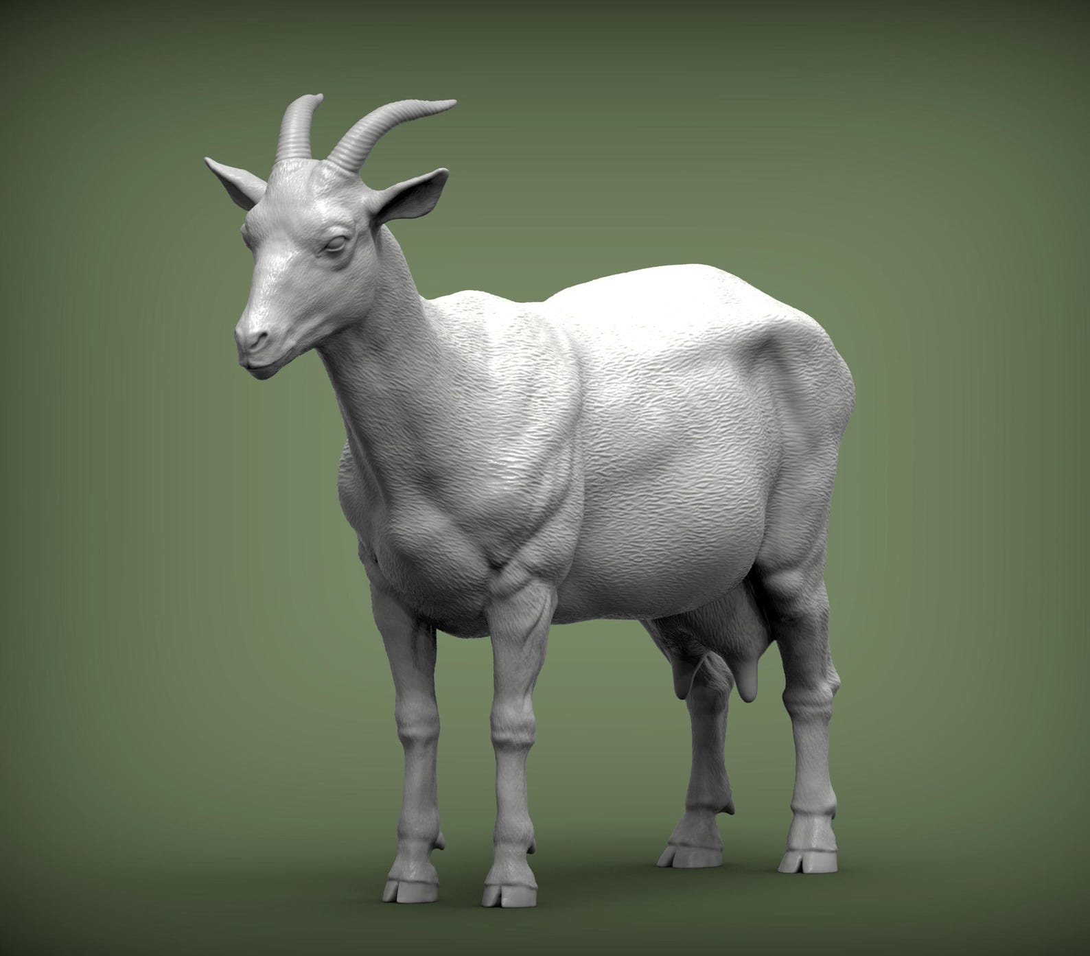 Adult Goat Figurine, Goat Bust, Goat Statue, Goat Lover Gift, Goat ...