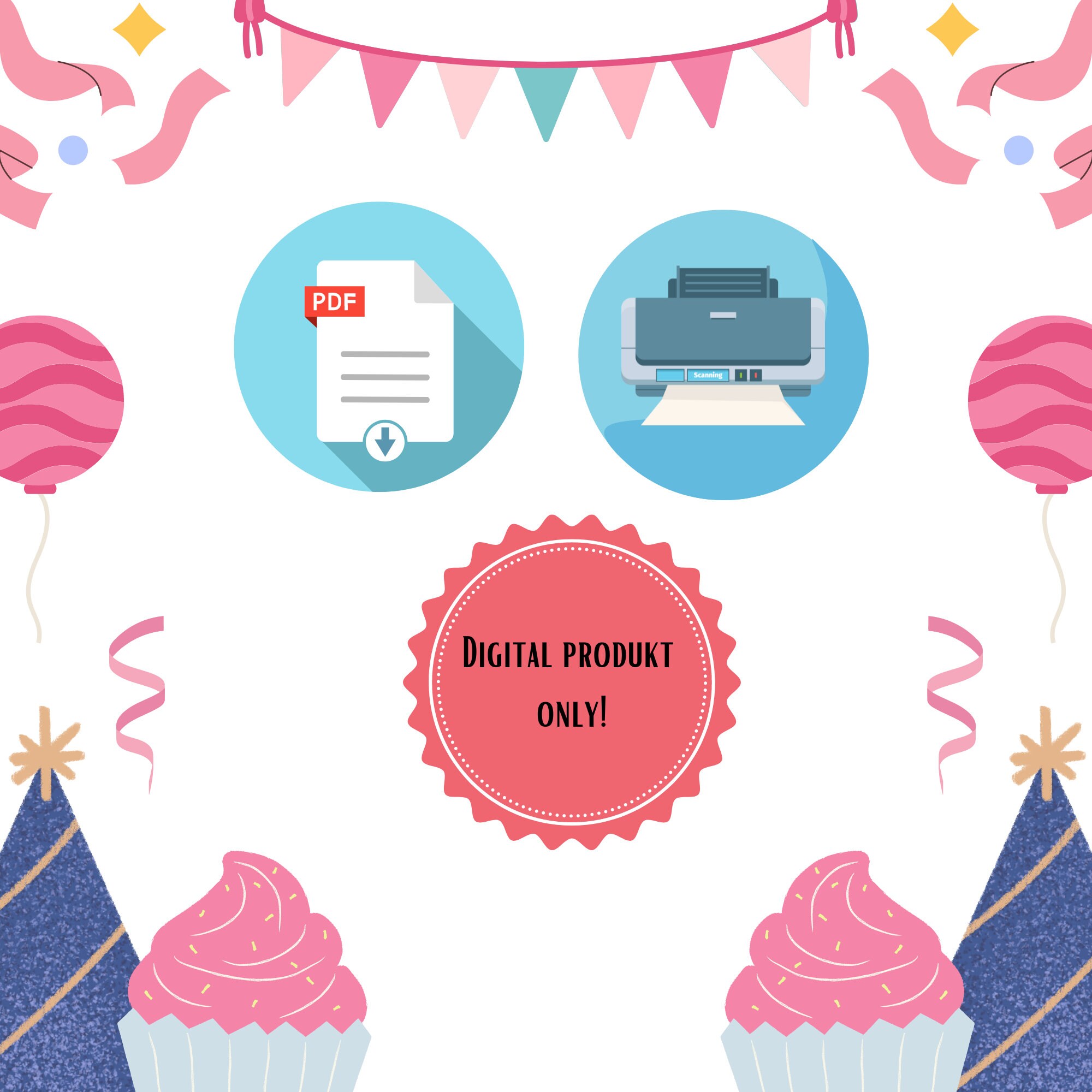 Birthday Party Coloring Placemat for Kids Personalized Template ...