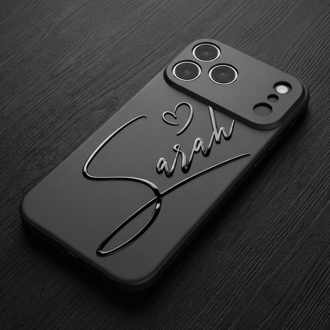 Personalized Cursive Name iPhone Case: Custom Name With a Heart - Etsy