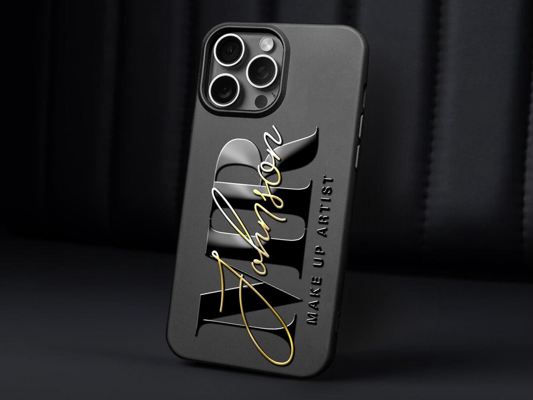 Personalized Logo iPhone Case: Custom Embossed Silicone Phonecase - Etsy