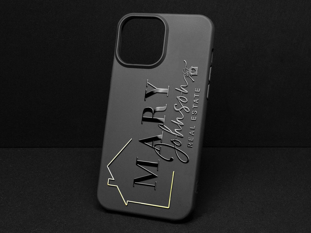 Custom Logo iPhone Case: Personalized Realtor Gift - Etsy