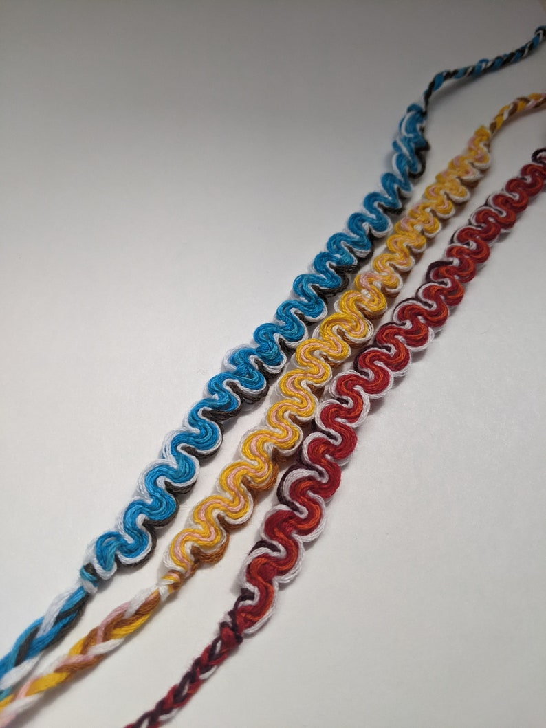 Peruvian Wave Friendship Bracelet, String Bracelet, Handmade Jewelry ...