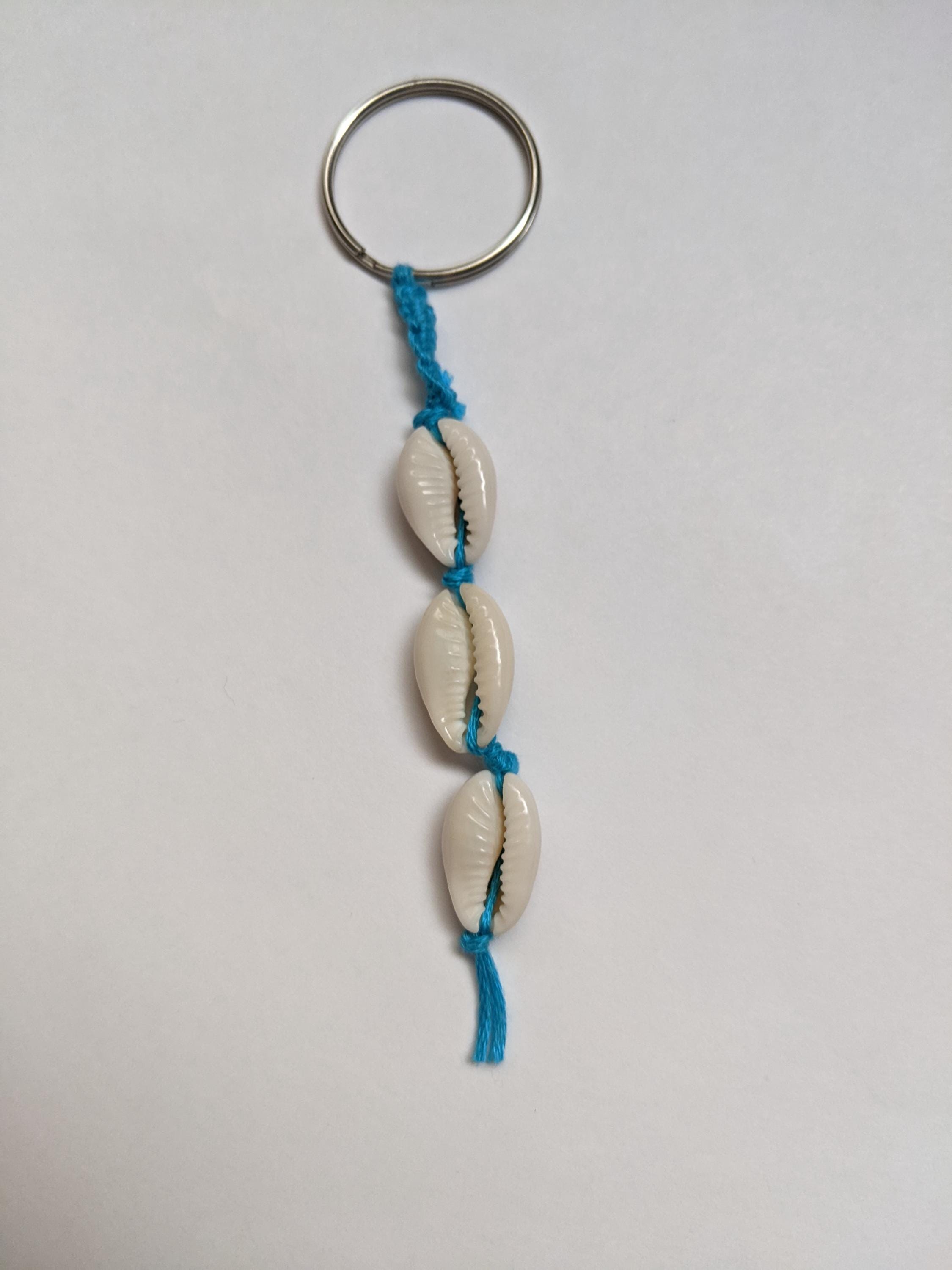 Keychain, Cowrie Shell Keychain, Beach Keychain, Coastal Keychain ...