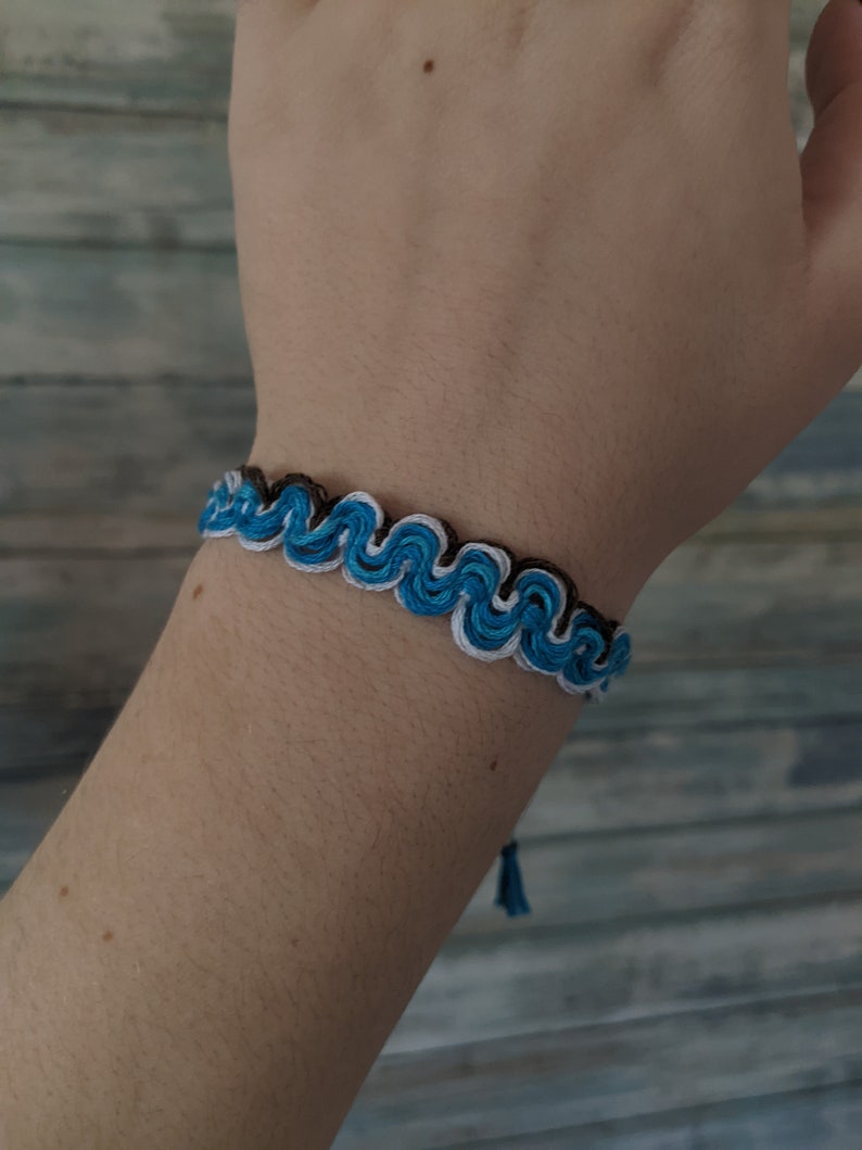 Peruvian Wave Friendship Bracelet, String Bracelet, Handmade Jewelry ...