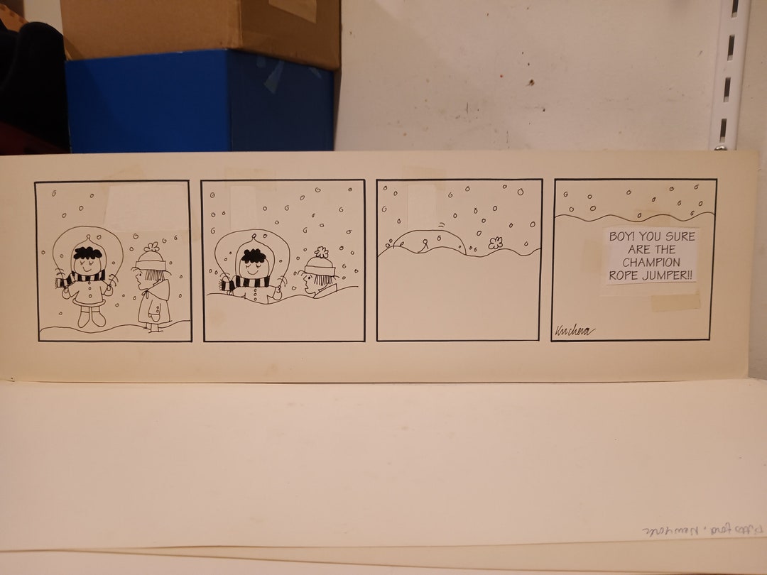 Original Newspaper Comic Strip. - Etsy