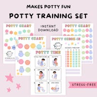 Printable Potty Time Sequence | Toilet Training Checklist Printable ...