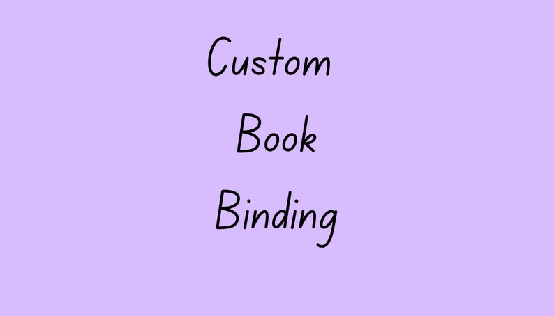 Manacled Custom Book Binding - Etsy