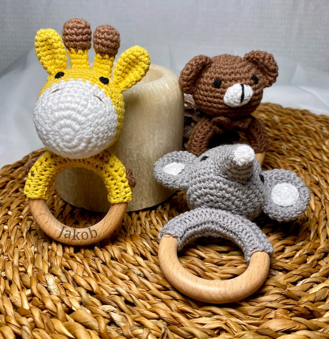 Baby Rattle, Personalized, Birth Gift, Gift for Newborn, Gift for ...