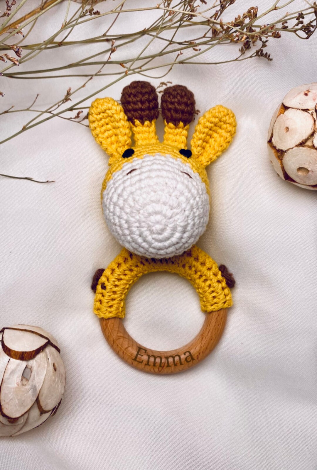 Baby Rattle, Personalized, Birth Gift, Gift for Newborn, Gift for ...