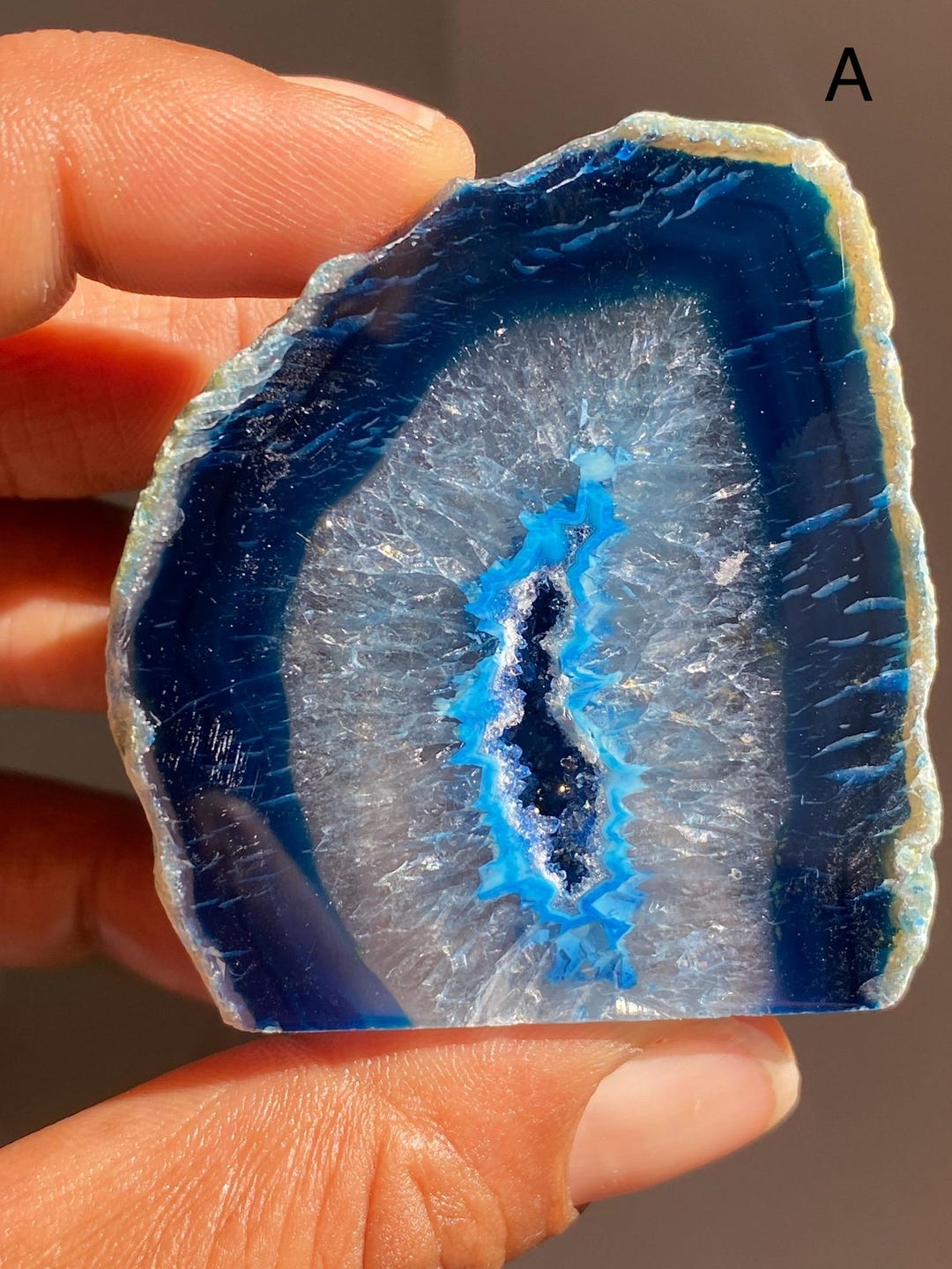 Dyed Agate Crystal Freeform’s - Etsy