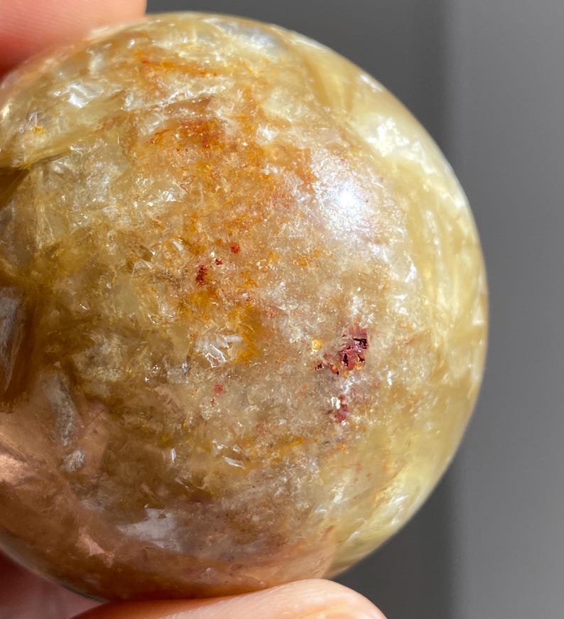 Golden Mica Crystal Sphere - Etsy