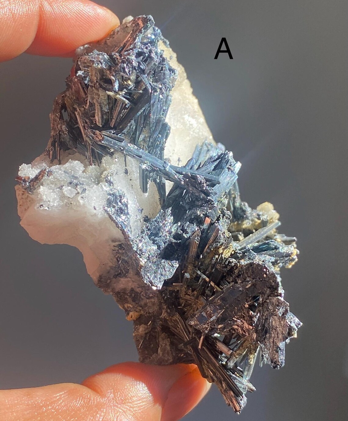 Stibnite Crystal With Quartz Raw Specimens - Etsy