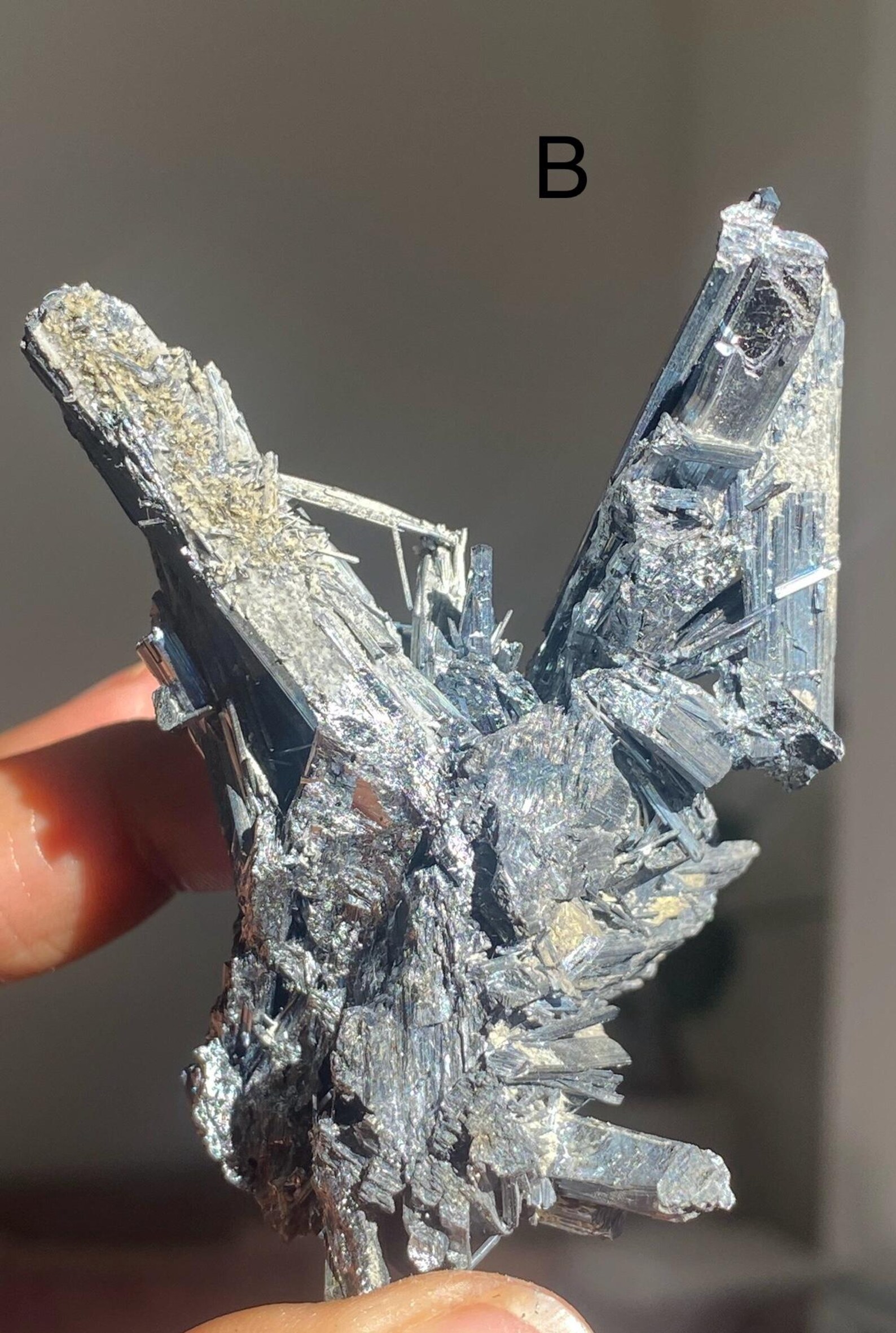 Stibnite Crystal With Quartz Raw Specimens - Etsy