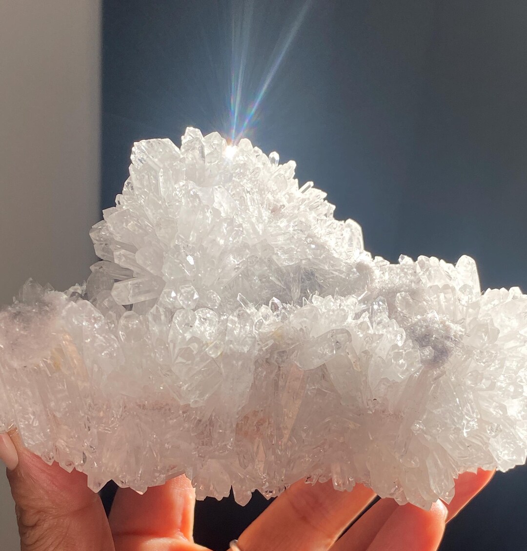 Beautiful Needle Quartz Crystal Cluster - Etsy