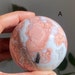 Pink Agate/cotton Candy Crystal Spheres - Etsy