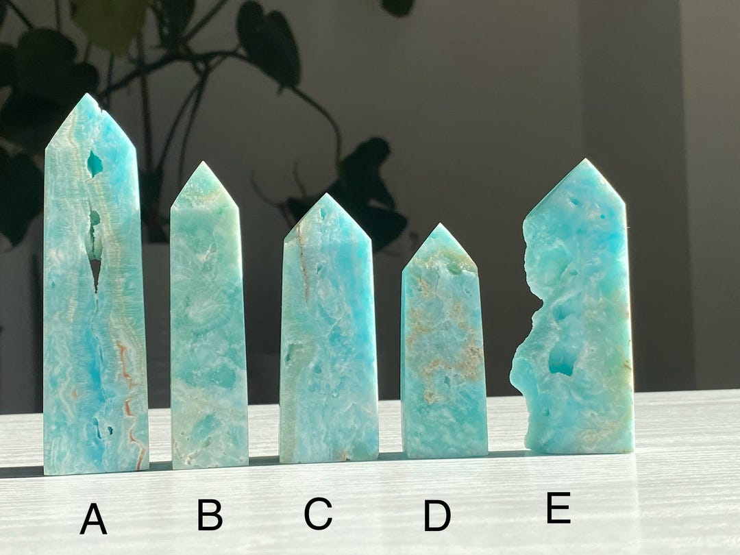 Hemimorphite Crystal Towers - Etsy