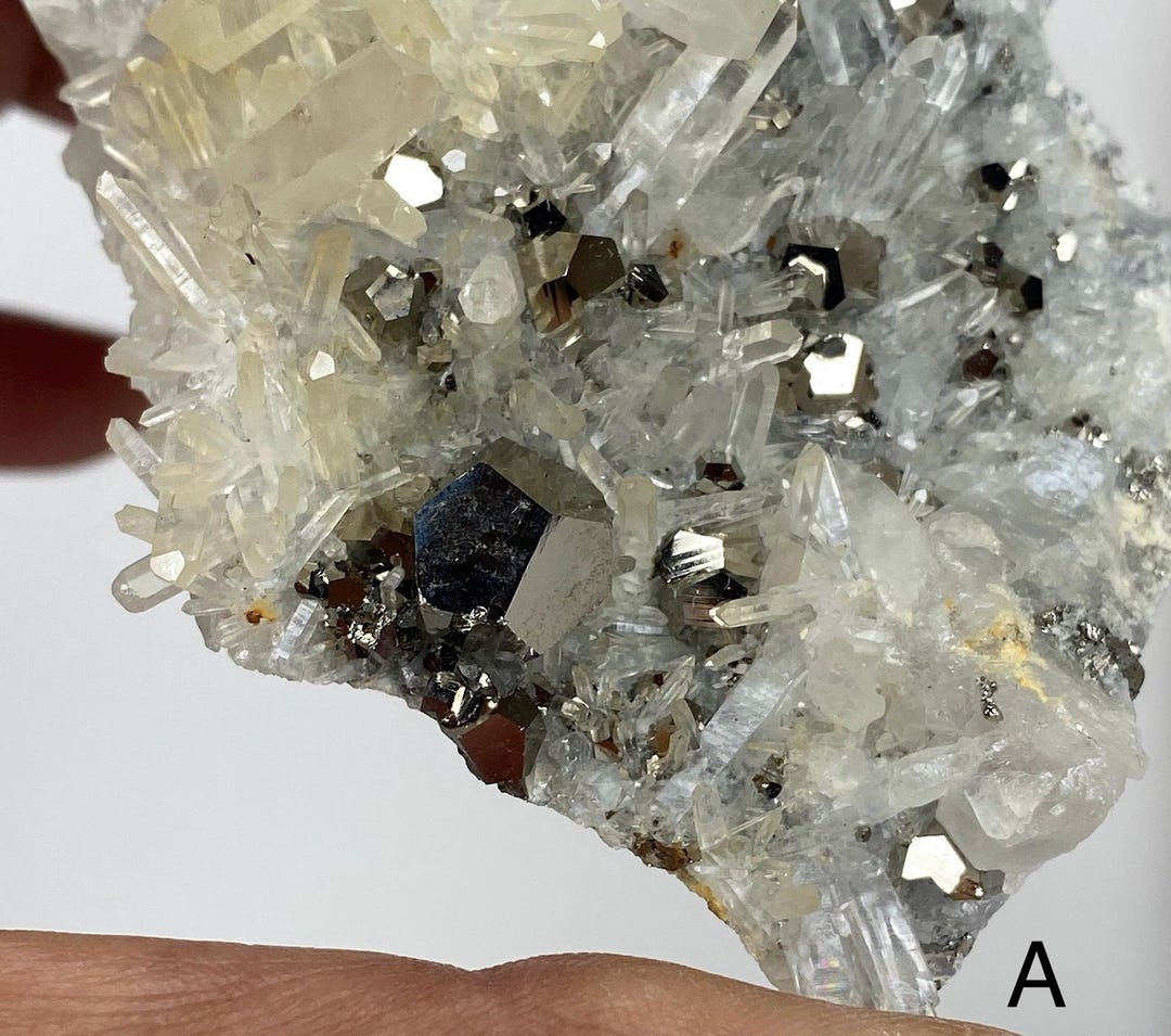Clear Quartz With Pyrite Raw Specimens From Indonesia - Etsy