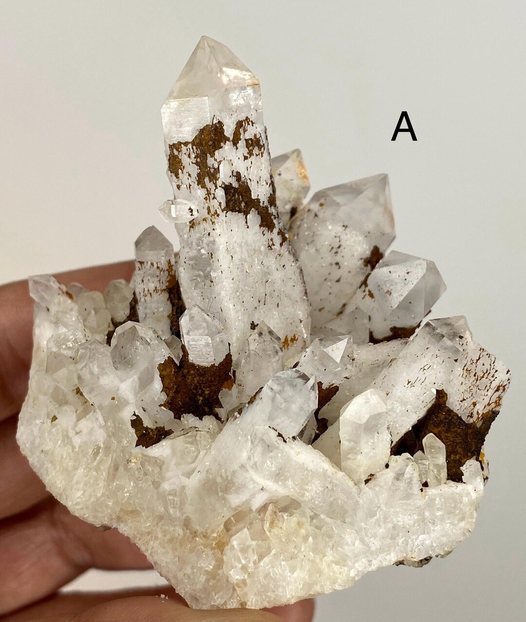 Pineapple Quartz Crystal Cluster Points From Madagascar - Etsy