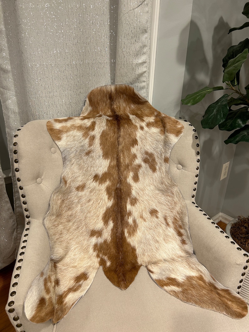 Genuine Hair on Goathide Rug, Goat Hide Rug - Etsy