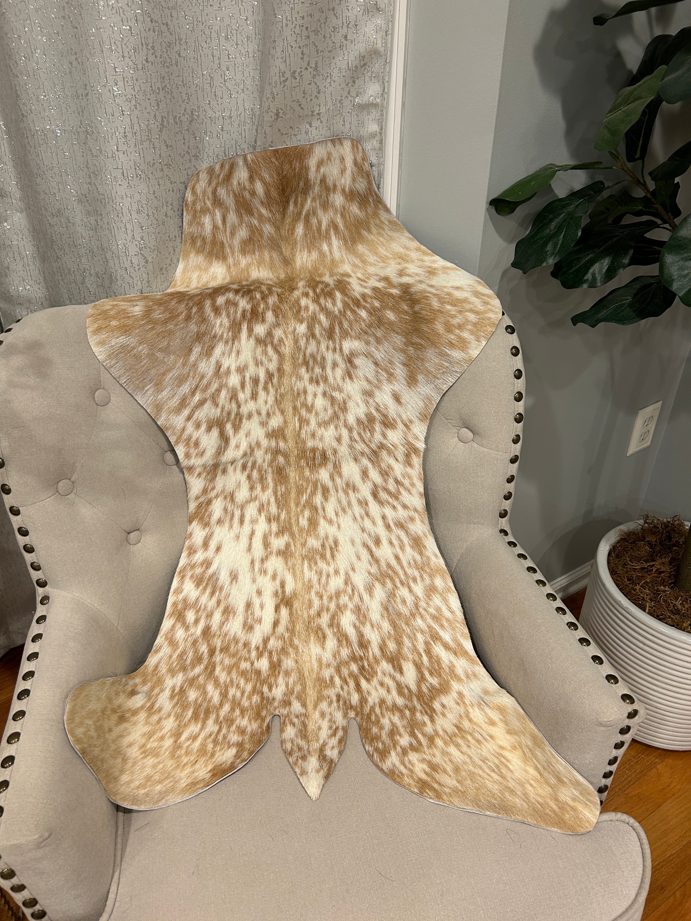 Genuine Hair on Goathide Rug, Goat Hide Rug - Etsy