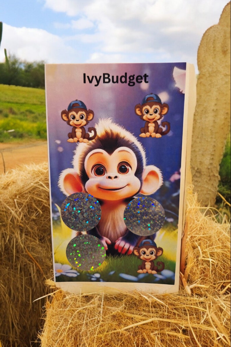 Monkey Budget Tracker Lottery and Scratch Challenge Tools Finance ...