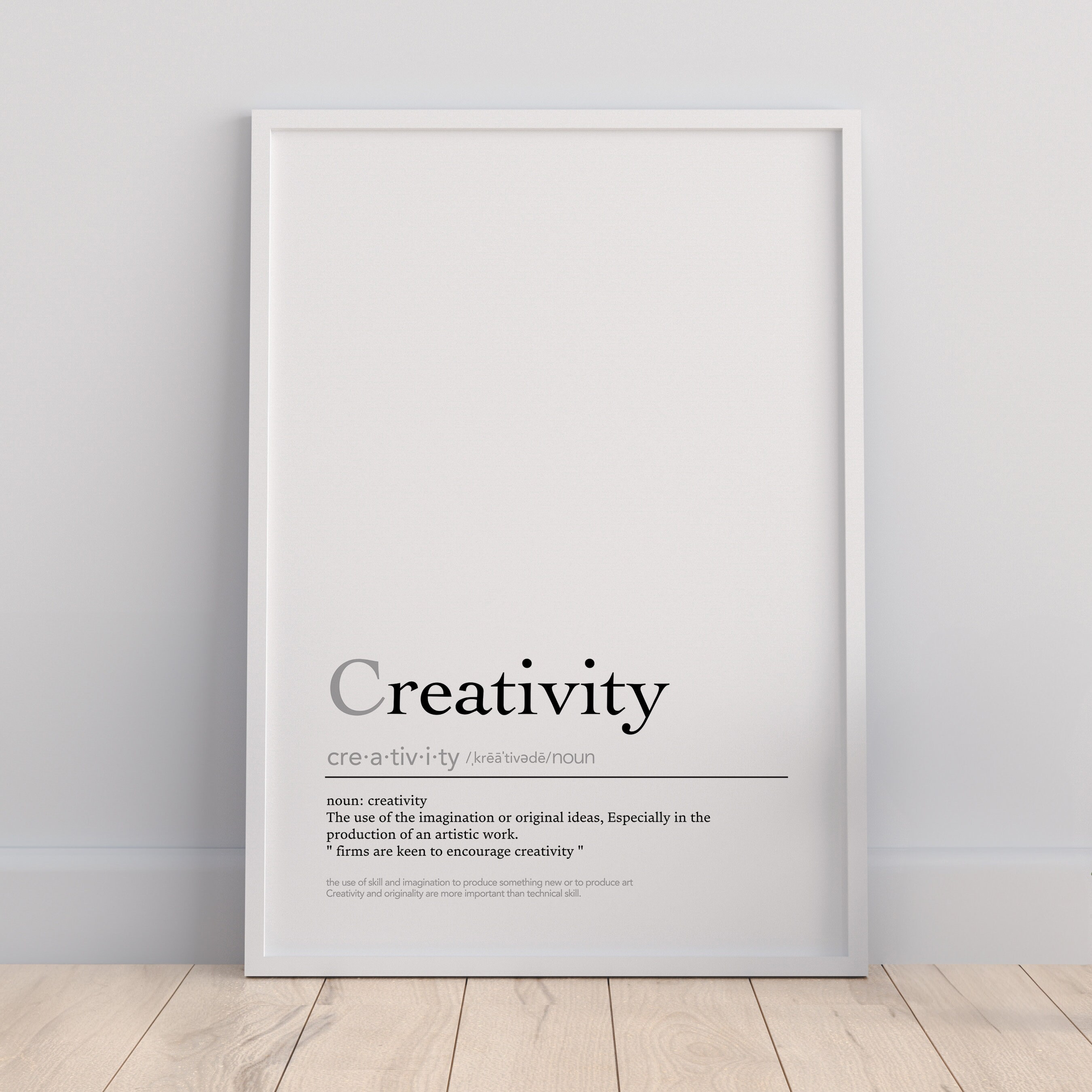 Creativity Definition Printable | Inspiring Definition | Word ...