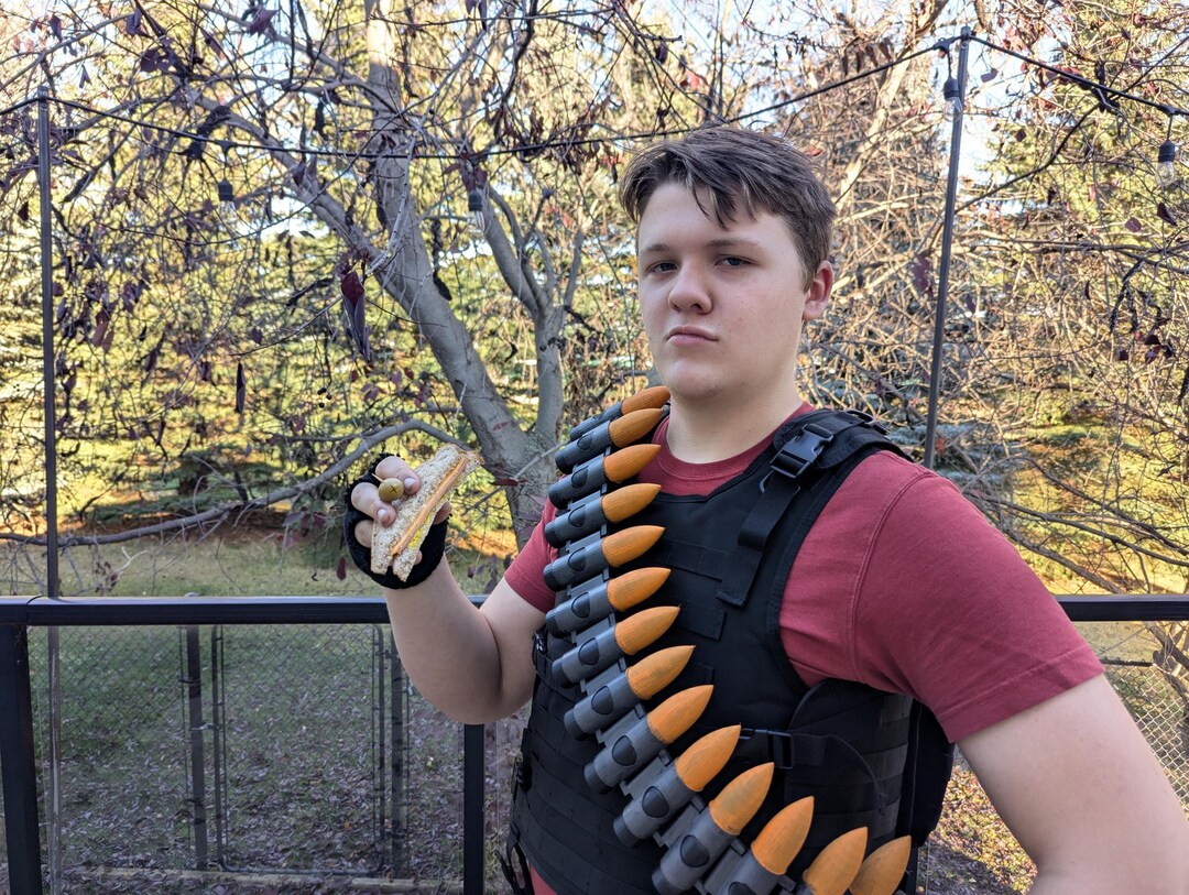 TF2 Heavy Bullet Belt, DIGITAL FILE STL - Etsy