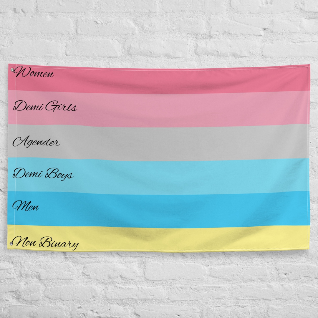 Creative Genderflux Pride Flag With "know Your Flag" Details (3ft X 5ft) (36in X 60in) - Etsy