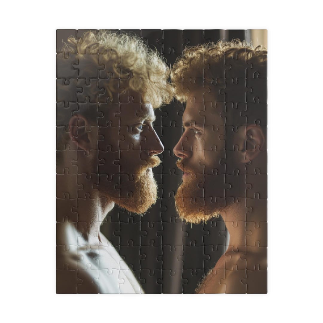 Puzzle, Gay Irish Couple Jigsaw Puzzle Gift, Ginger Rules, LGBTQ Pride ...