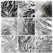 Silver Foil DIGITAL PAPER Designs for Scrapbook Design Social Media ...