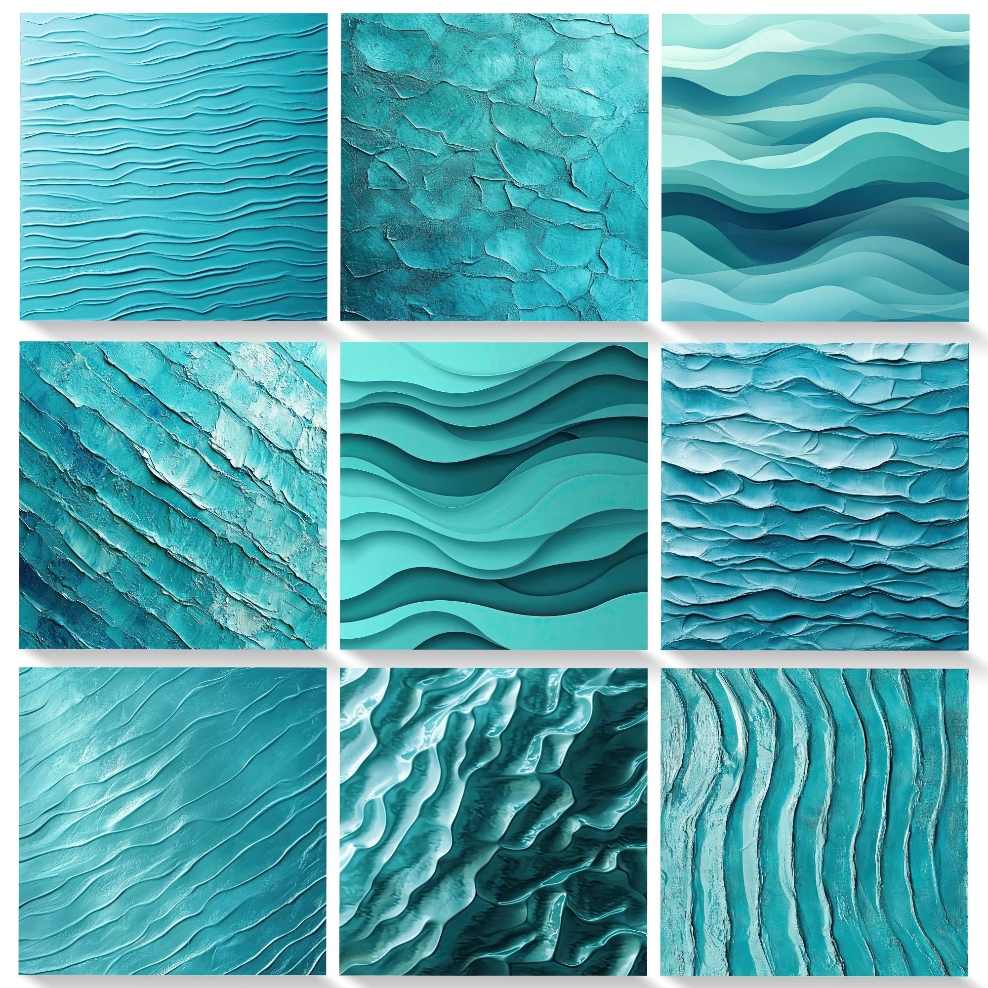 Turquoise DIGITAL PAPER Teal Pattern Turqouise Background Aqua Digital ...