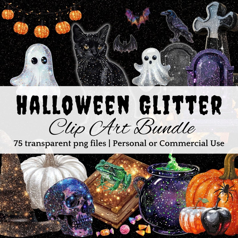 Glitter Halloween - Etsy