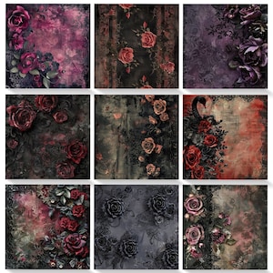 Dark Aesthetic DIGITAL WALLPAPER Victorian Gothic PC Wallpaper for ...