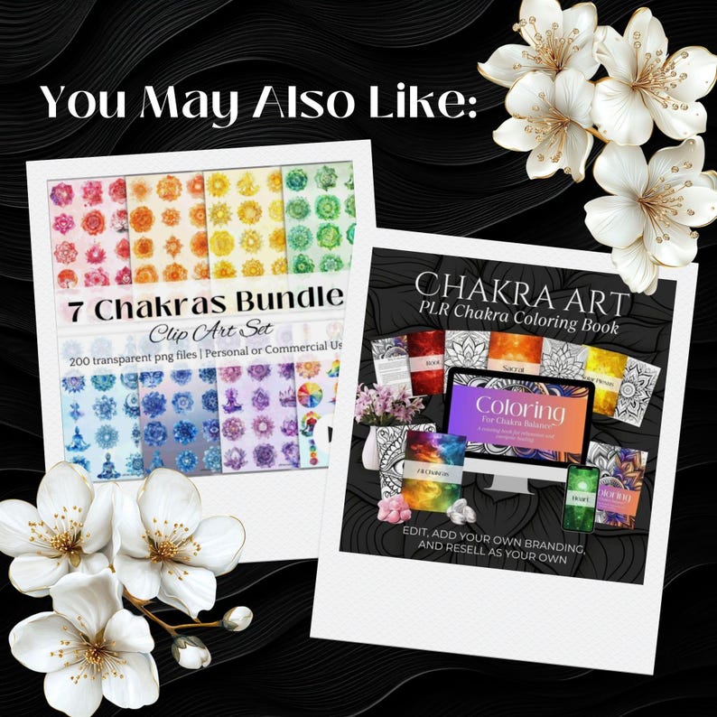 7 Chakras DIGITAL PAPER Spiritual Chakra Scrapbook Paper Digital ...