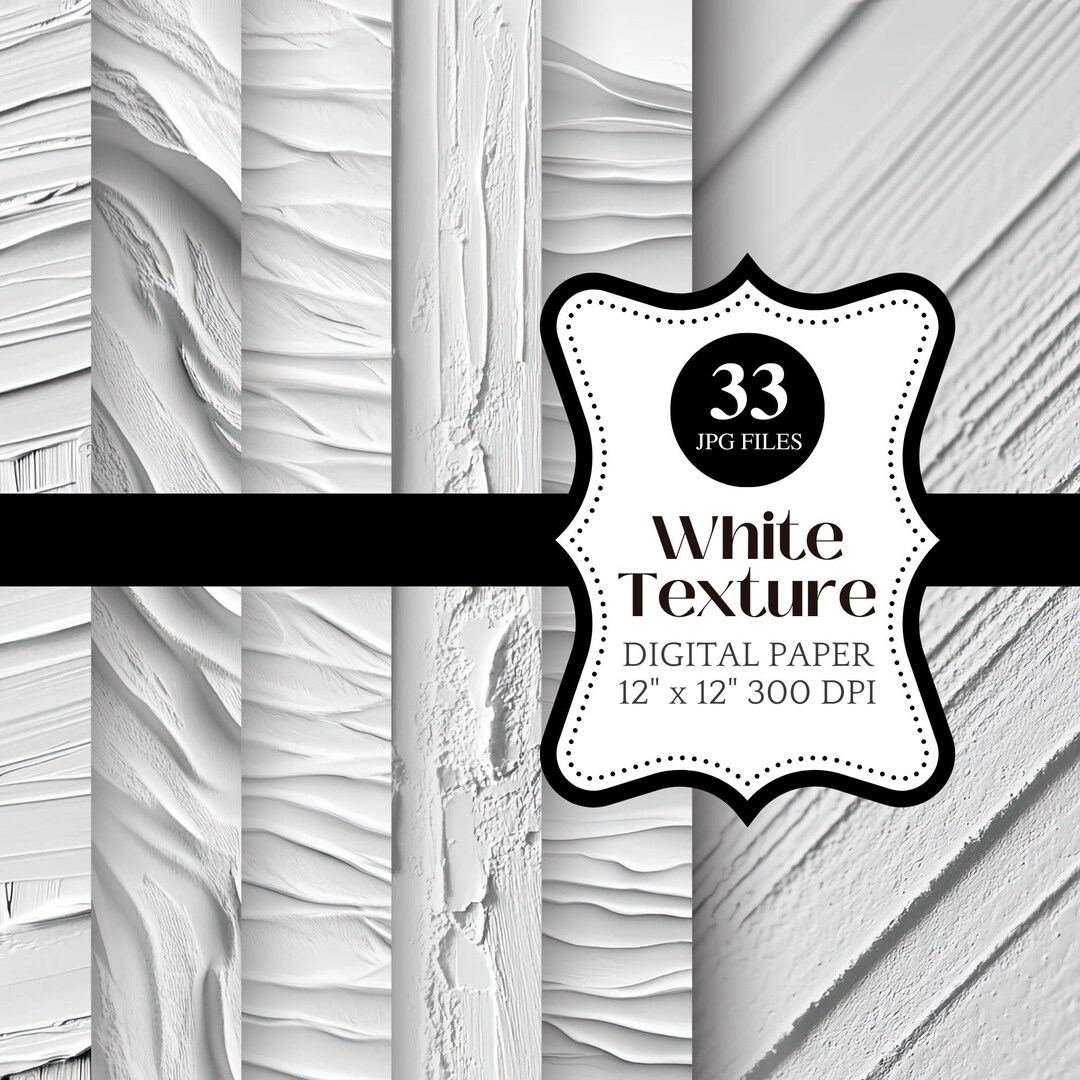 White Textured DIGITAL PAPER for Wedding Invitation and Event Decor ...