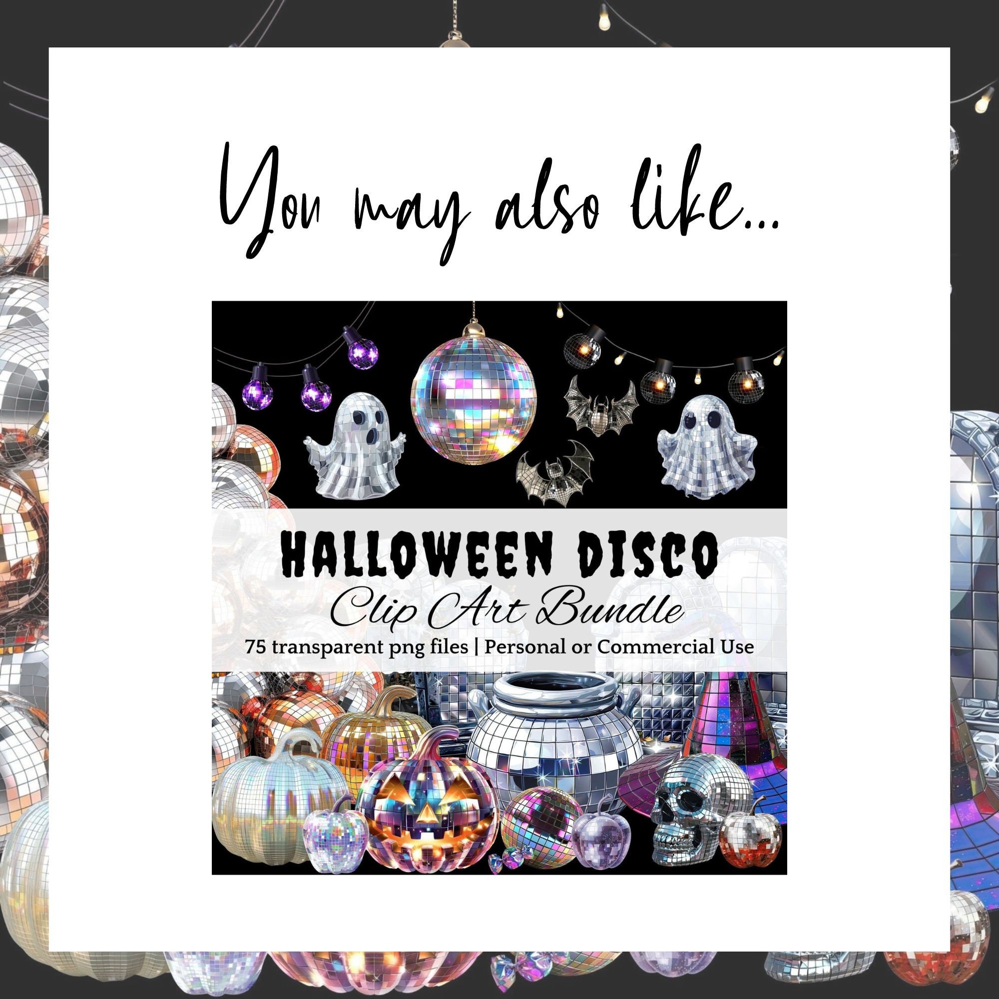 Disco Ball CLIP ART Commercial Use Mirror Ball Png for Invite Retro ...