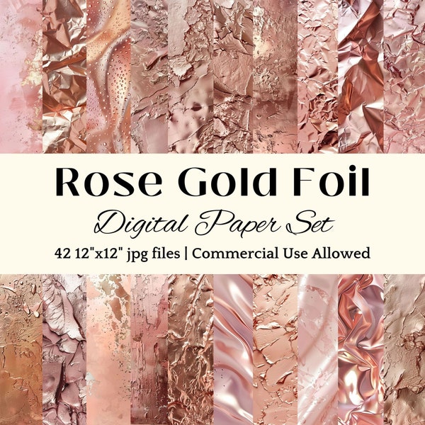 Rose Gold Foil - Etsy