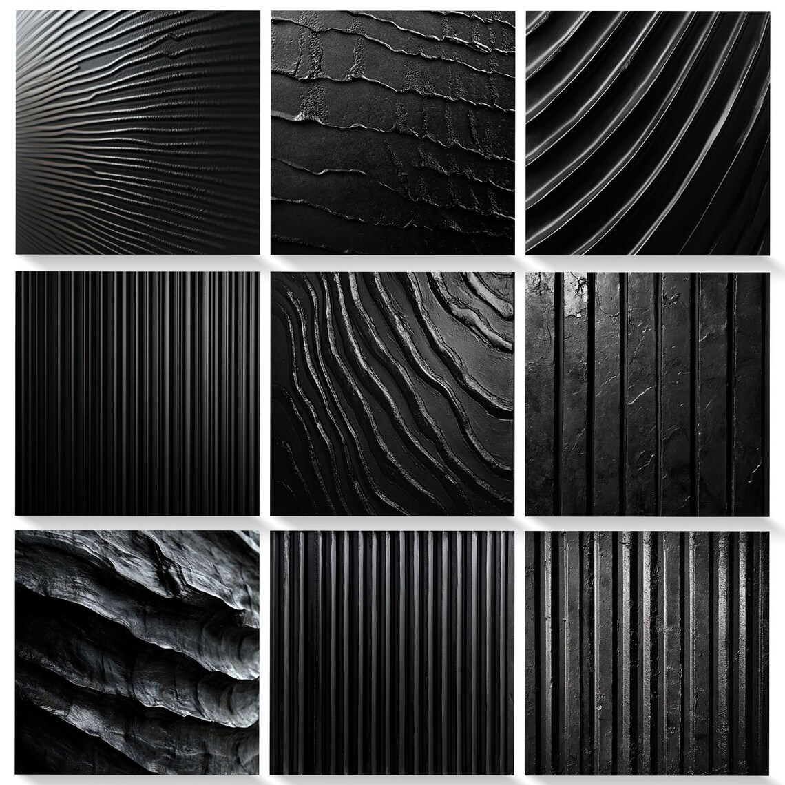 Black Textured DIGITAL PAPER Printable Textured Black Paper for Product ...