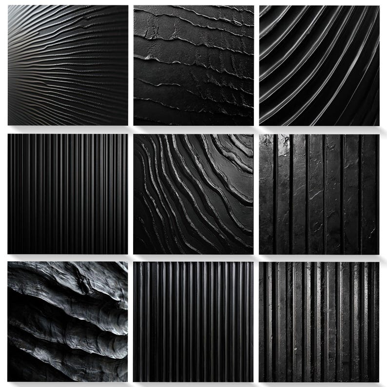 Black Textured DIGITAL PAPER Printable Textured Black Paper for Product ...