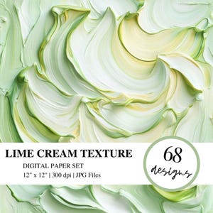 Digital Paper Lime Green Soft Green Abstract Design Pastel Background ...