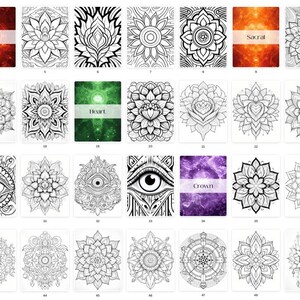 Chakra Coloring Book CANVA TEMPLATE Chakra Healing Coloring Page for ...