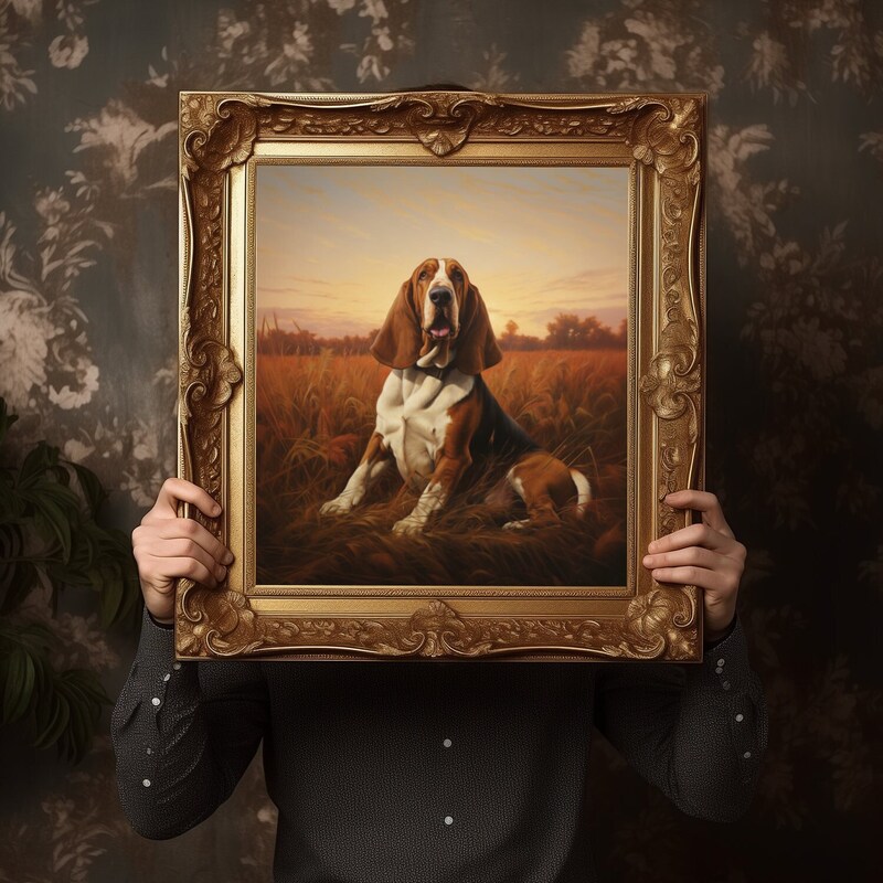 Basset Hound Print - Etsy