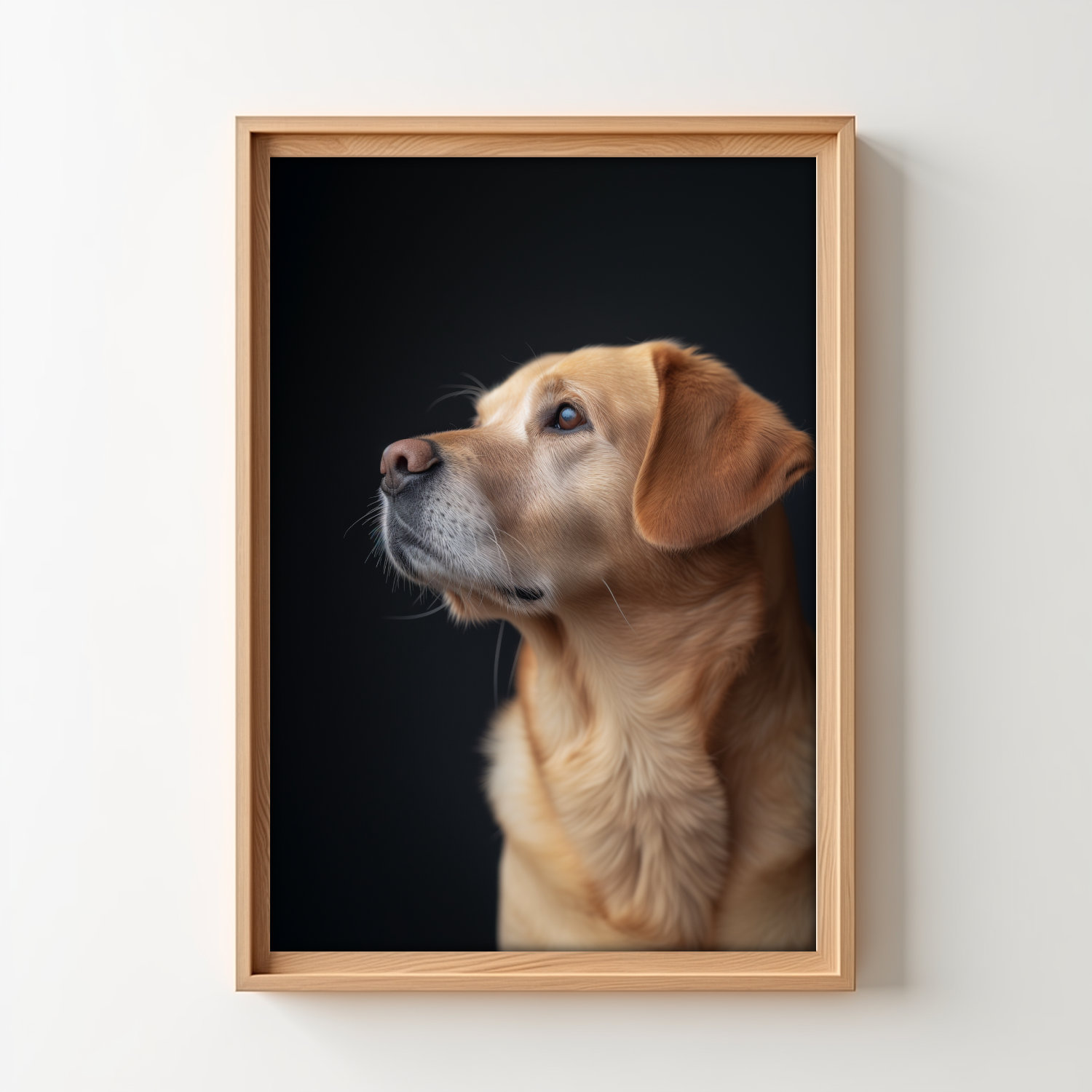 Profile Portrait Yellow Labrador Retriever Digital Download, Oil ...