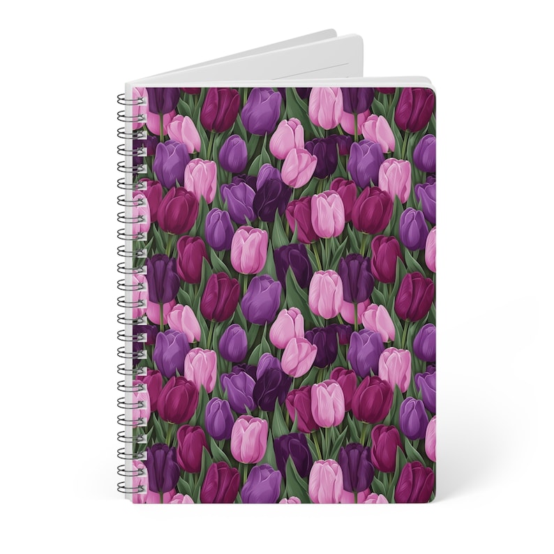 Tulip Flower Digital Paper: Seamless Floral Pattern (12x12, 300 Dpi ...
