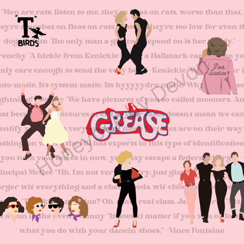 Grease Movie - Etsy