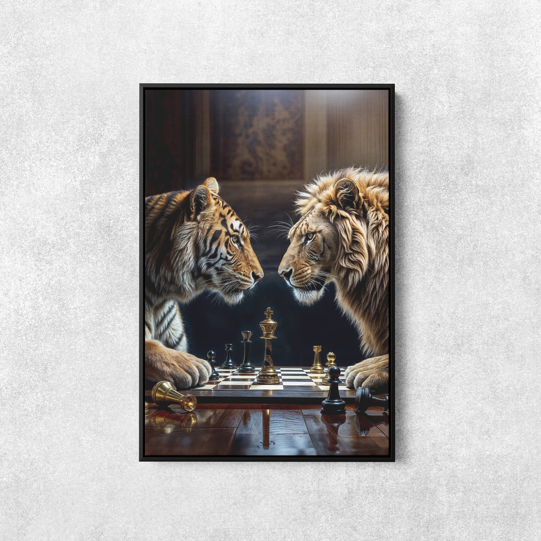 Chess Wall Art, Chess Lover Gifts, Checkmate King, Chess Game Poster ...