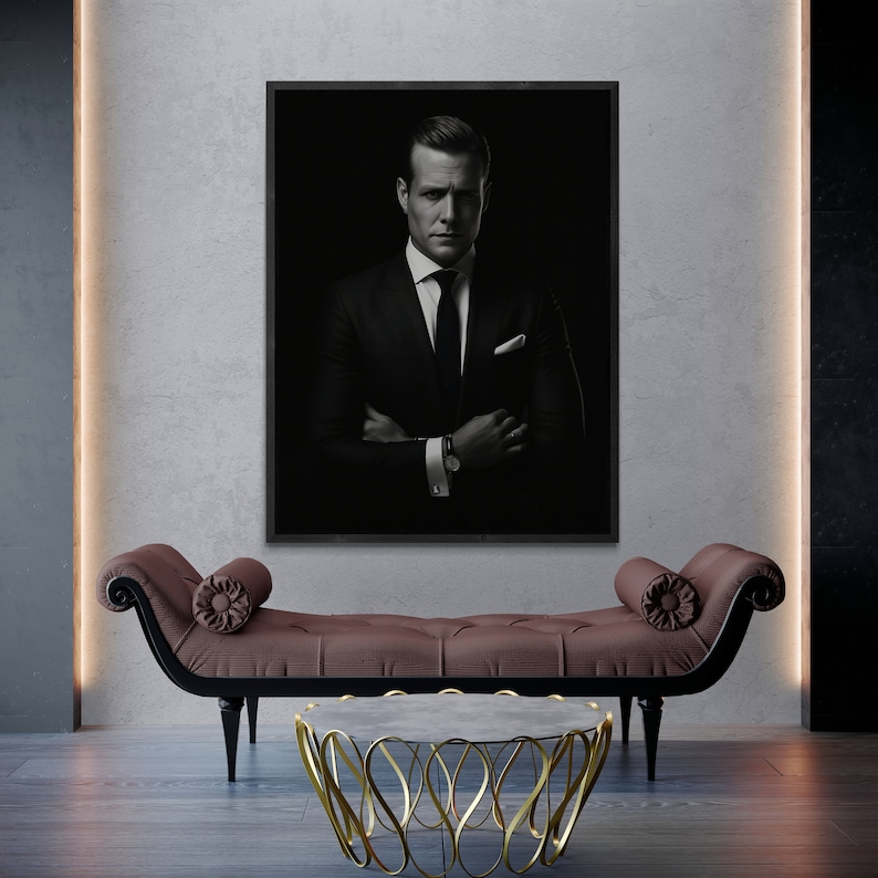 Harvey Specter Print, Lawyer Poster, Suits Poster, Legal Office ...