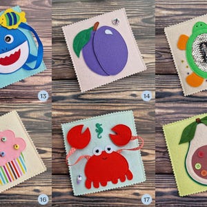 Personalized Felt Baby Quiet Book. Montessori Soft Activity Book for ...