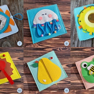Personalized Felt Baby Quiet Book. Montessori Soft Activity Book for ...